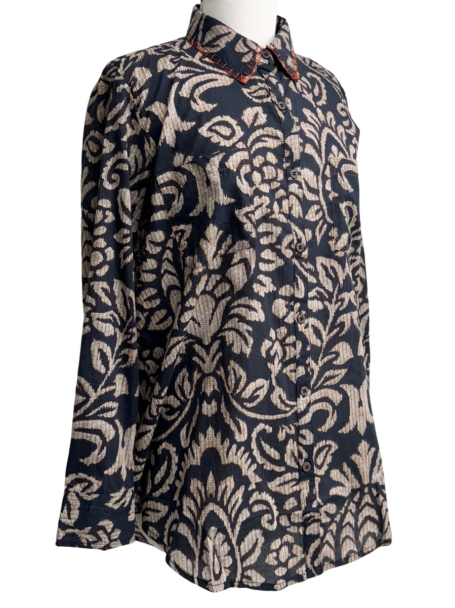 Caite TISSUE COTTON SHIRT MILENA - ORIGINALLY $99 – Marigold Clothing