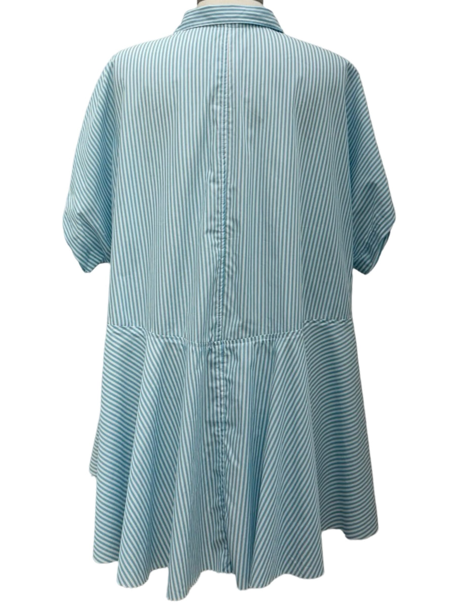 Paper Temples CAP SLEEVE PINSTRIPE TOP - Originally $189 – Marigold ...