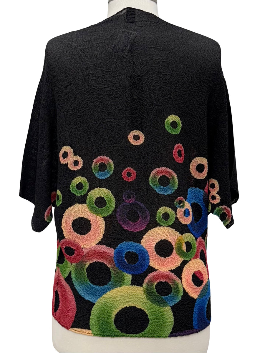 Vanité SHORT SLEEVE CIRCLES TOP – Marigold Clothing