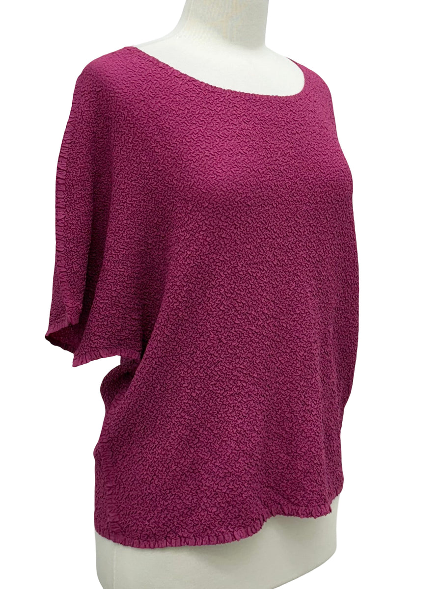 Vanité SHORT SLEEVE PEBBLE BLOUSE – Marigold Clothing